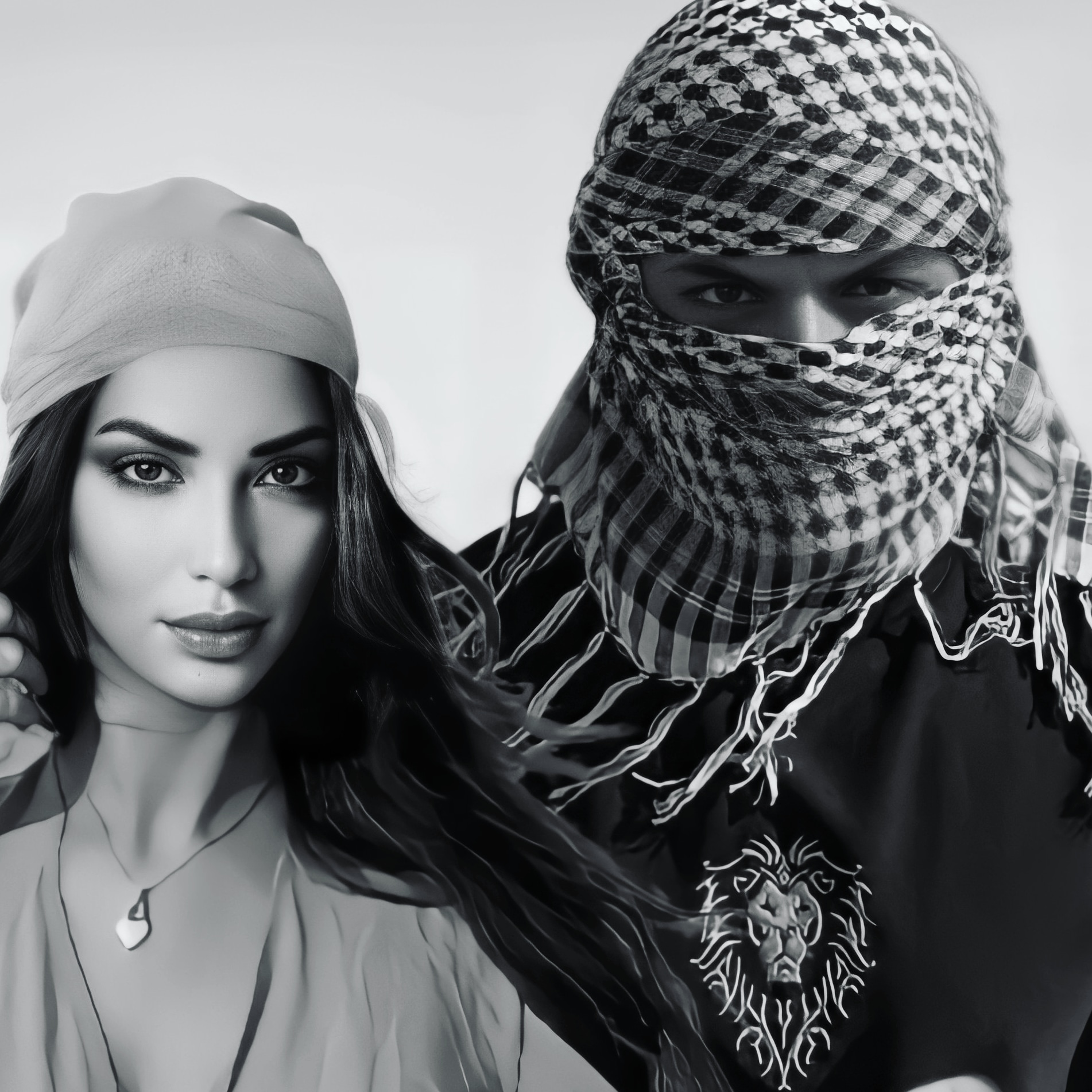 Zoya Tsopei and Sheikh Ibrahim of Dubai at Desert Safari - The Perfect Miss